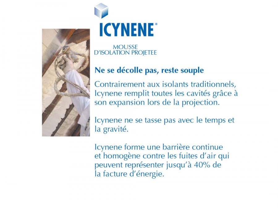 Application Icynène - Isolation Collignon